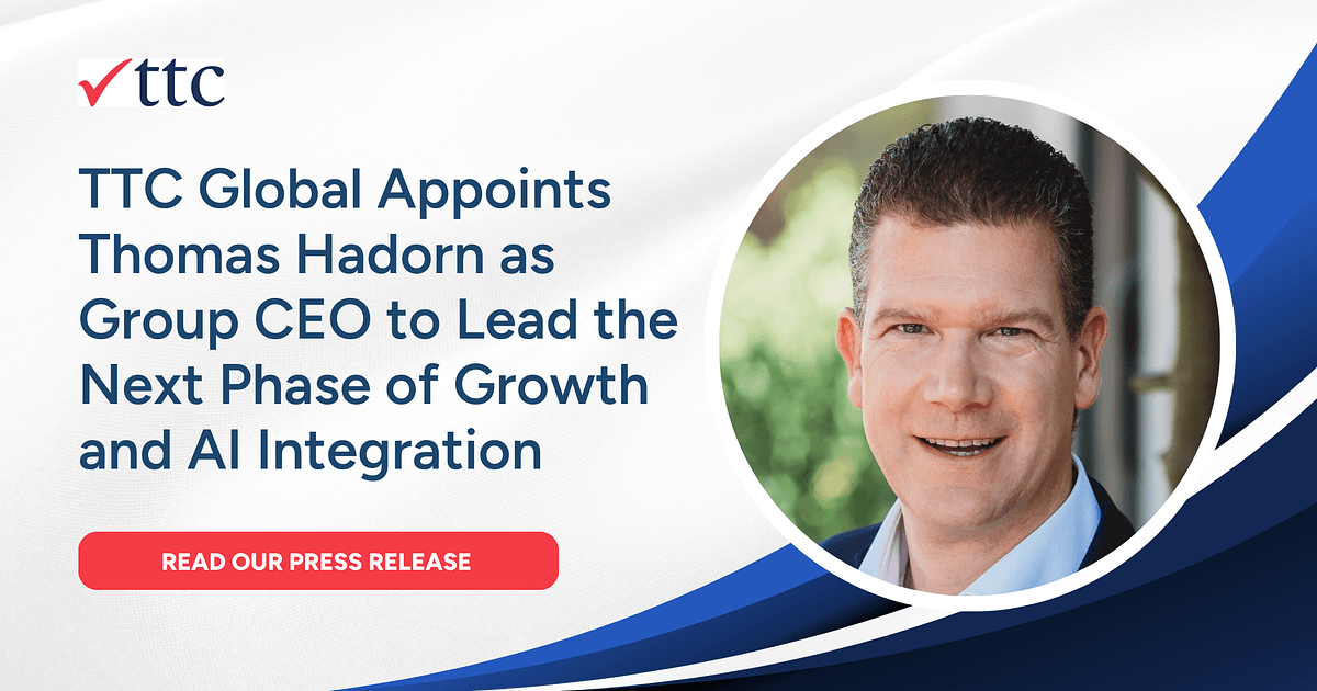 TTC Global Appoints Thomas Hadorn as Group CEO to Lead the Next Phase ...